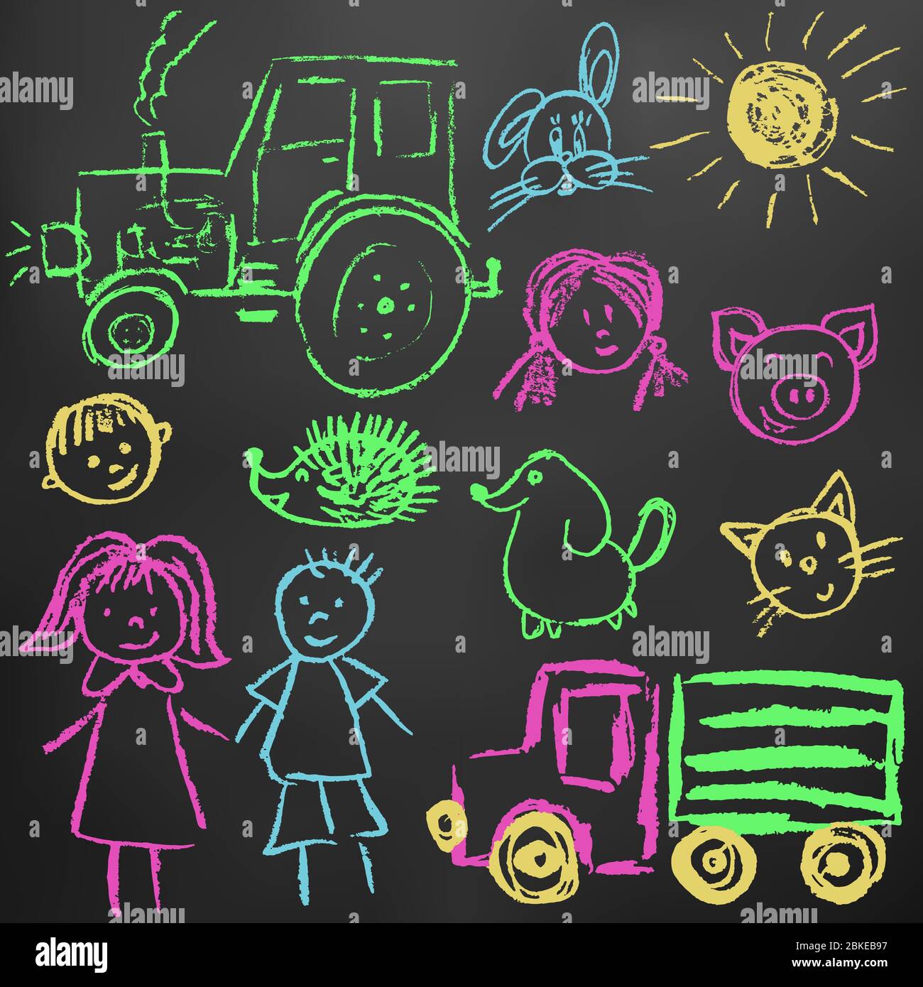 Colorful Designs For Backgrounds For Kids