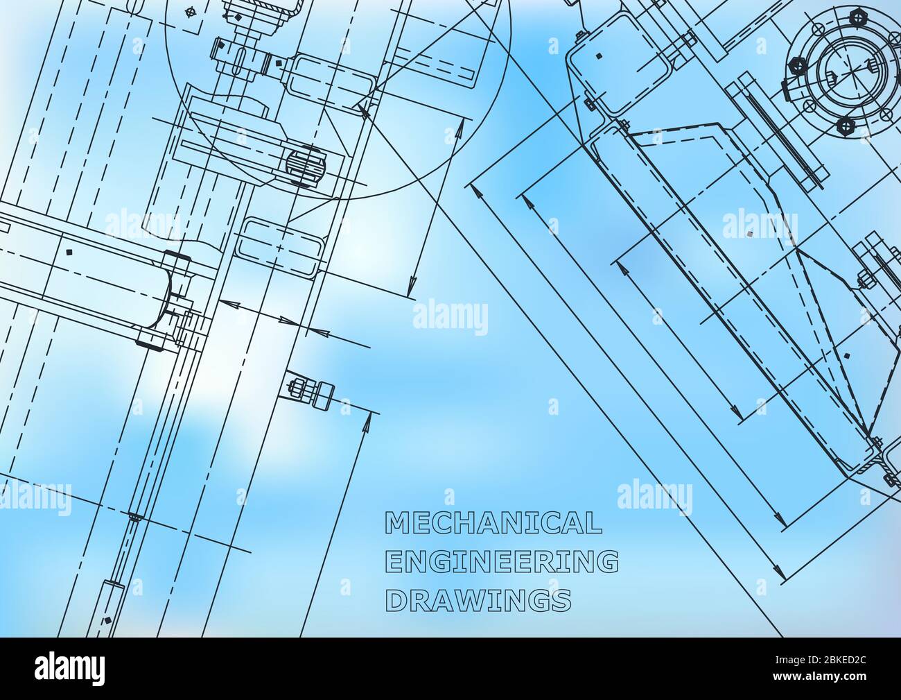 Detailed engineering drawings hi-res stock photography and images - Alamy