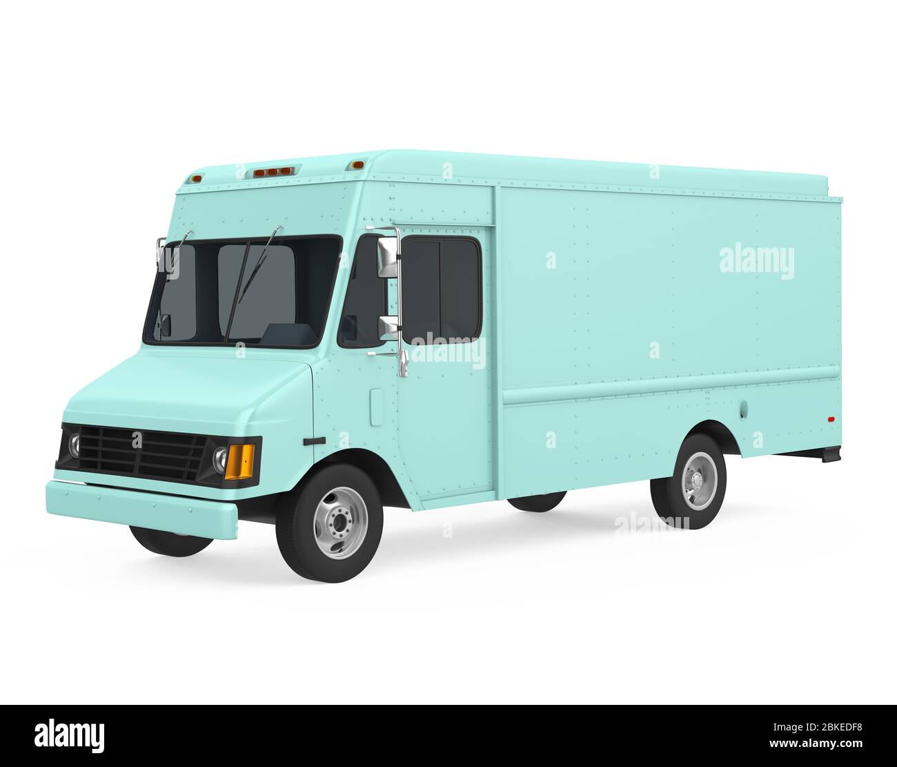 Delivery Van Isolated Stock Photo - Alamy