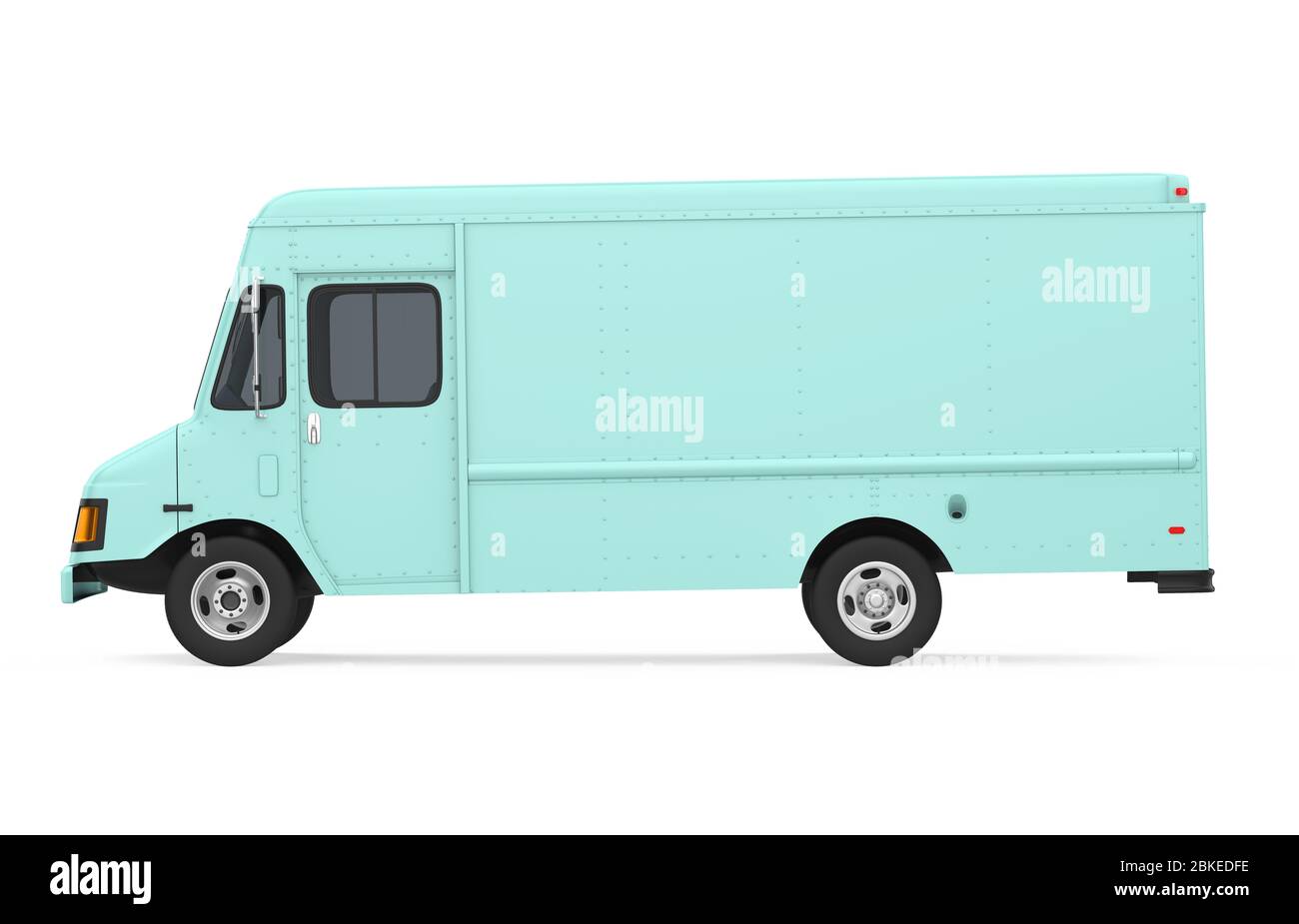Delivery Van Isolated Stock Photo - Alamy