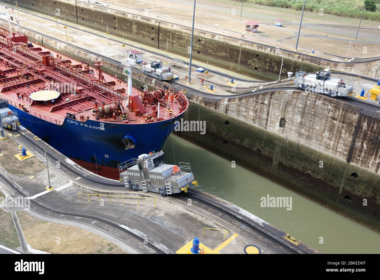 French container ship hi-res stock photography and images - Alamy