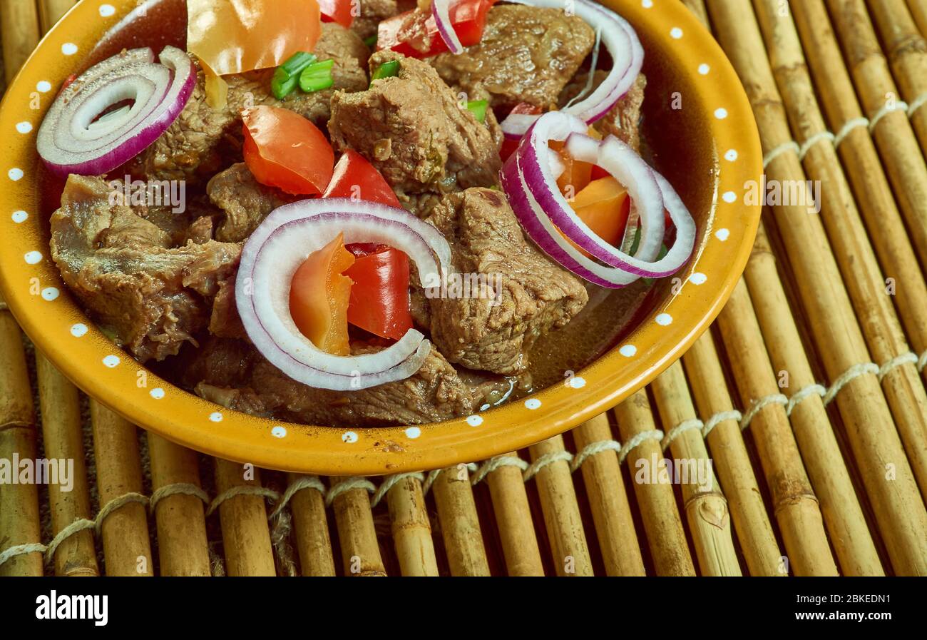 Asun - Spicy Roast Goat, popular Nigerian electable spicy roasted goat ...