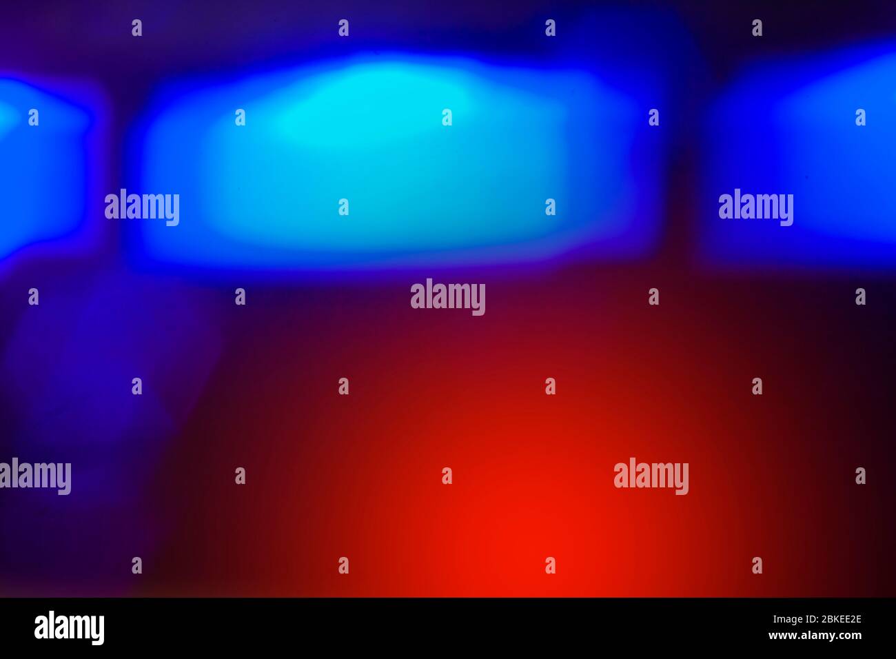 Blue Light Blurred rectangles Spotted By Red Light Stock Photo - Alamy
