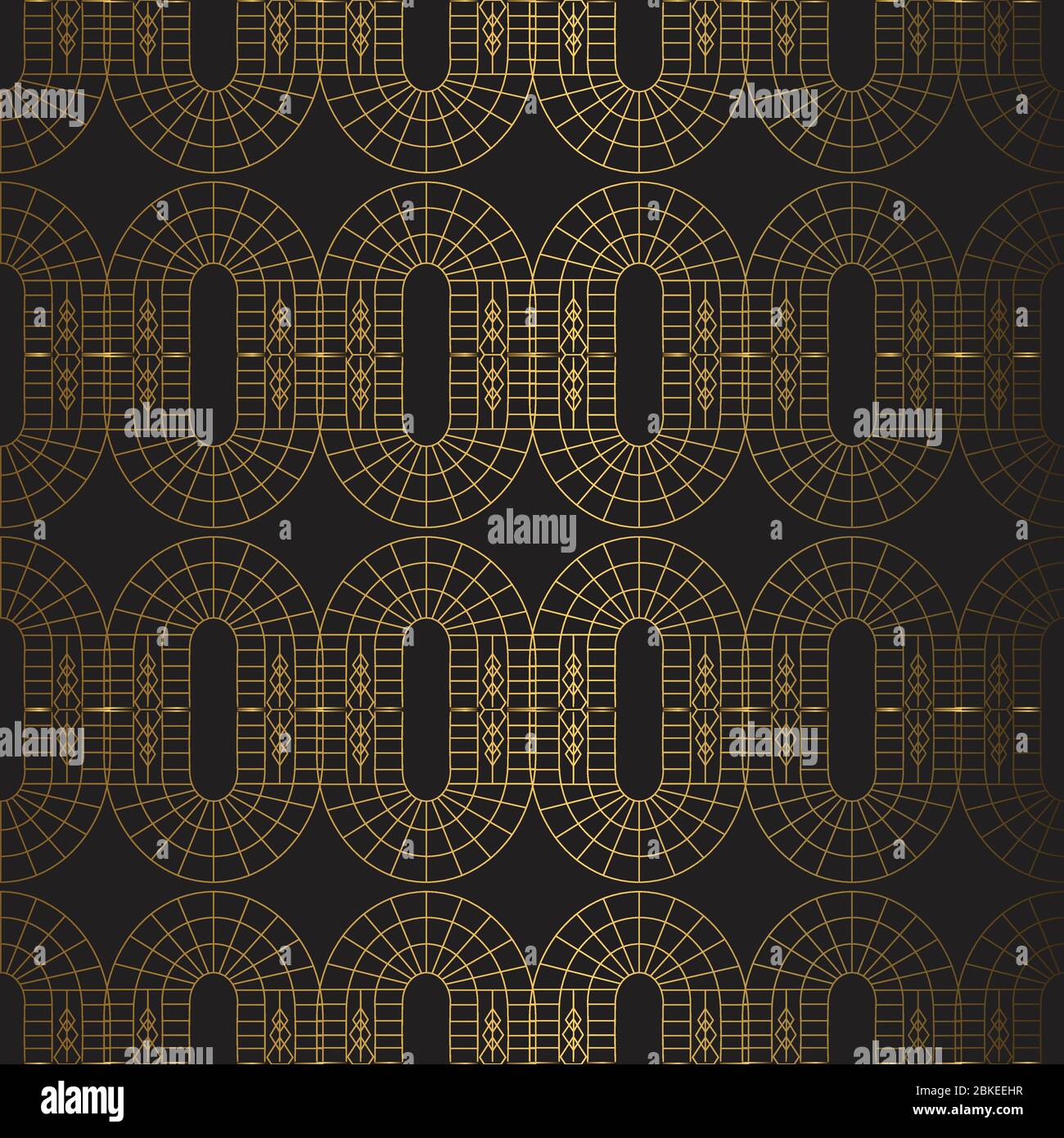 seamless golden vintage on a dark background. heraldic symbol. Vector ...