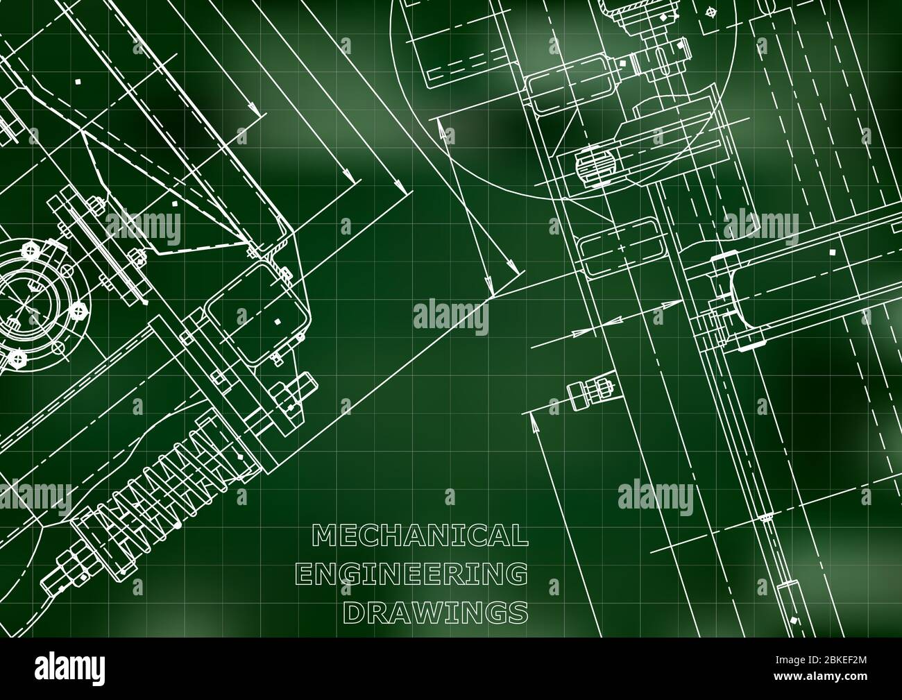 Blueprint. Vector engineering illustration. Computer aided design ...