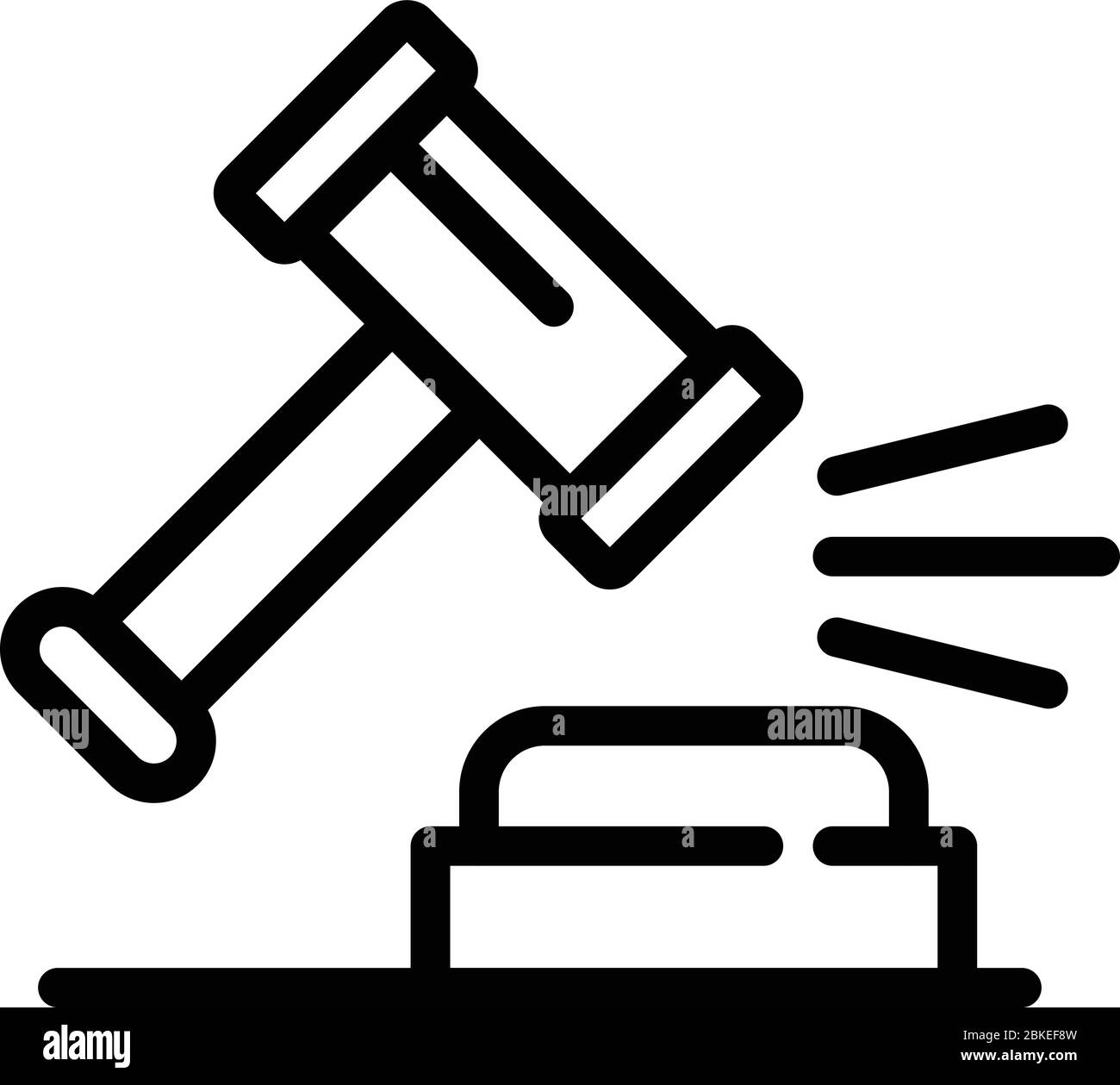 Auctioneer mallet Black and White Stock Photos & Images - Alamy