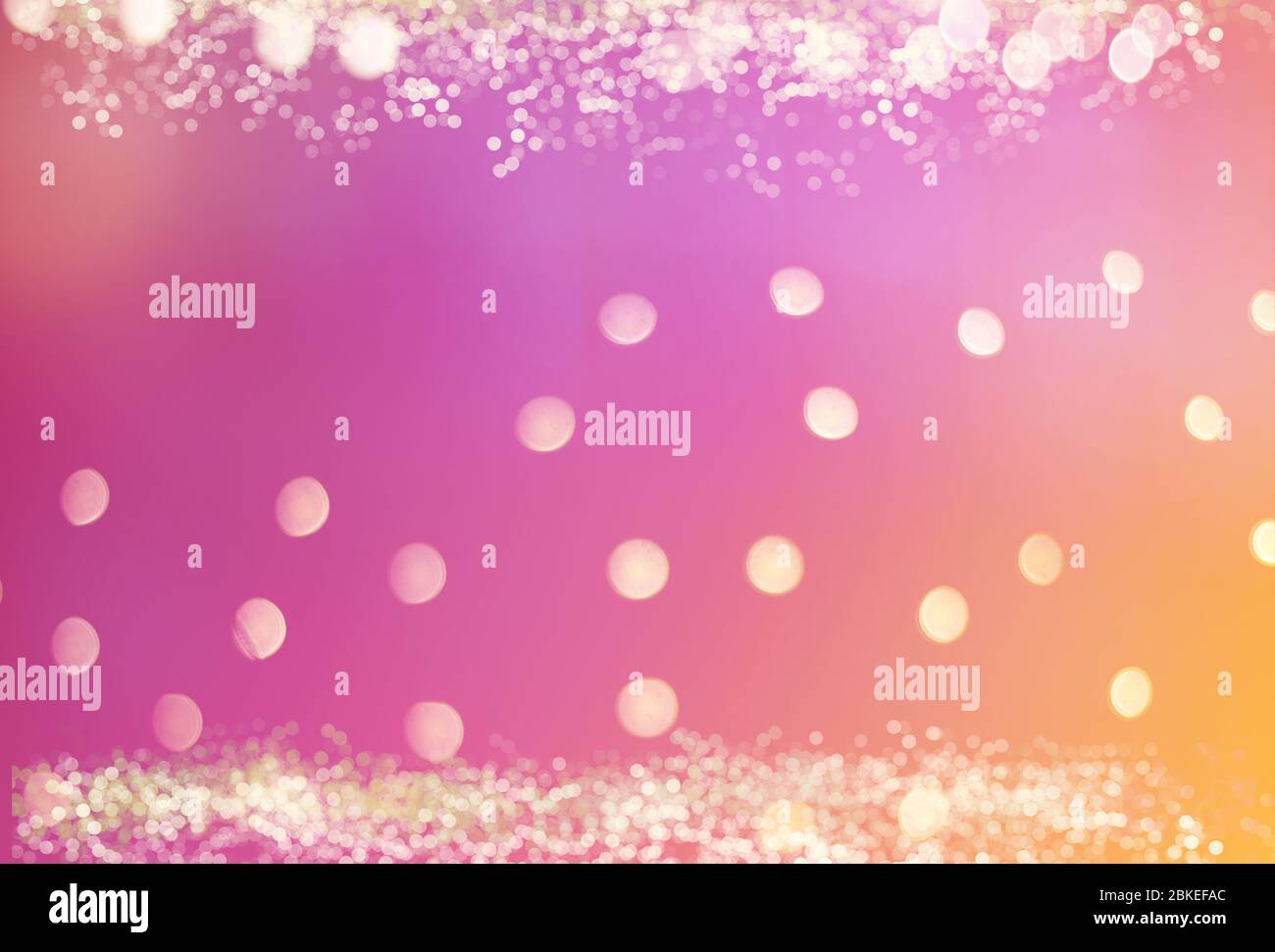 Abstract Soft Golden Bokeh And Small Bokeh On Upper & Lower Portion ...