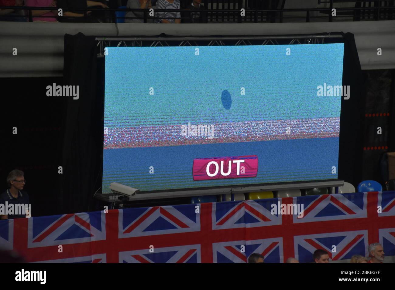 Hawkeye - The tennis scoreboard at the Copper Box Arena, London. Great ...