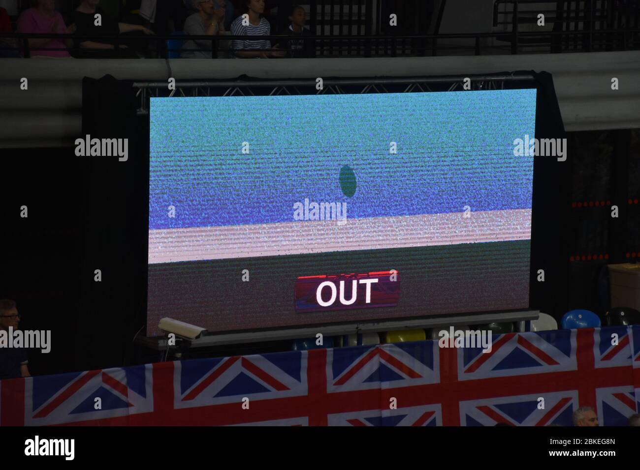 Hawkeye - The tennis scoreboard at the Copper Box Arena, London. Great ...