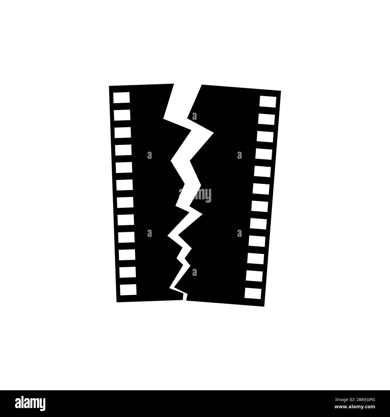 film strip vector graphic design illustration template Stock Photo - Alamy