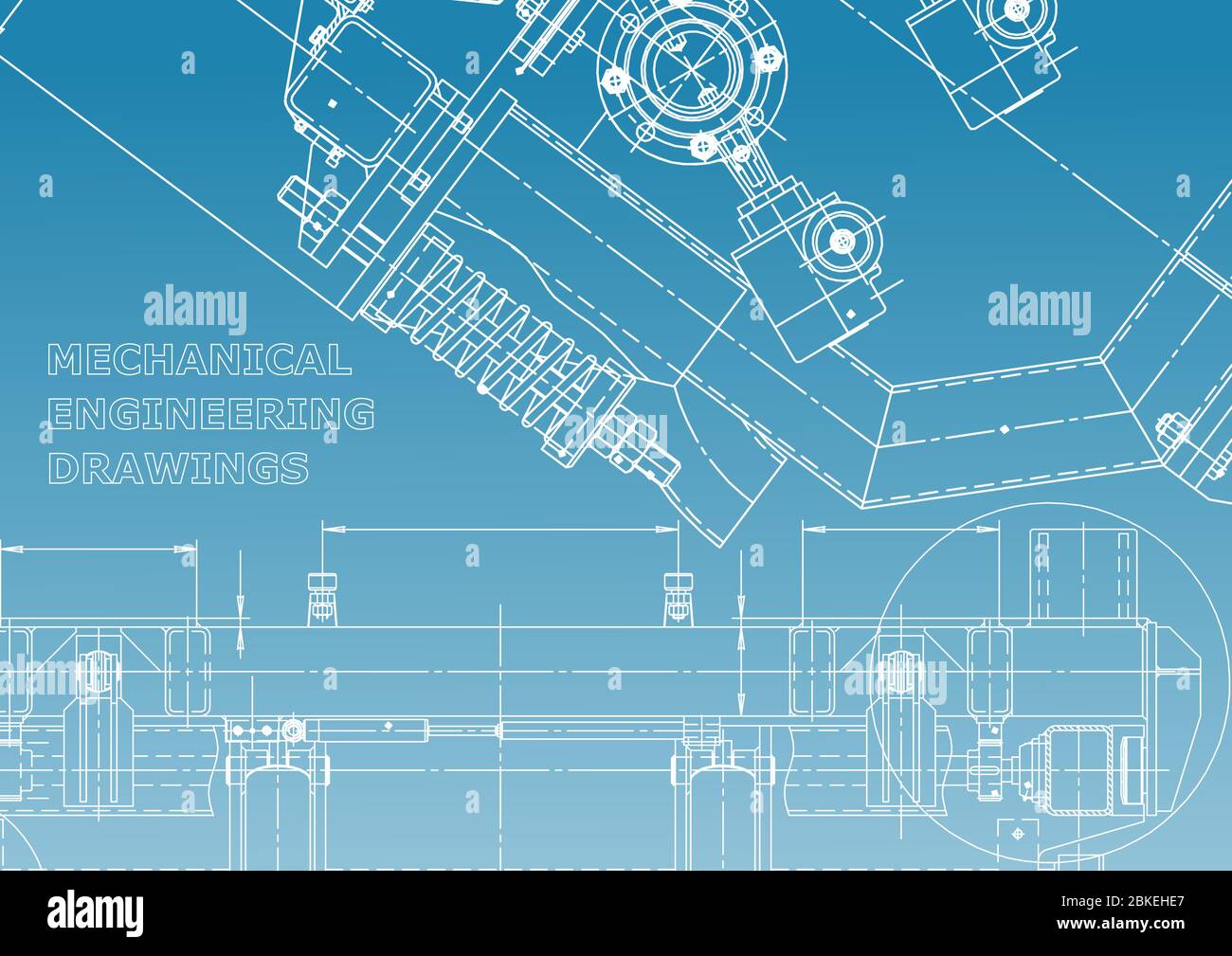 Computer aided design systems. Technical illustrations, backgrounds ...