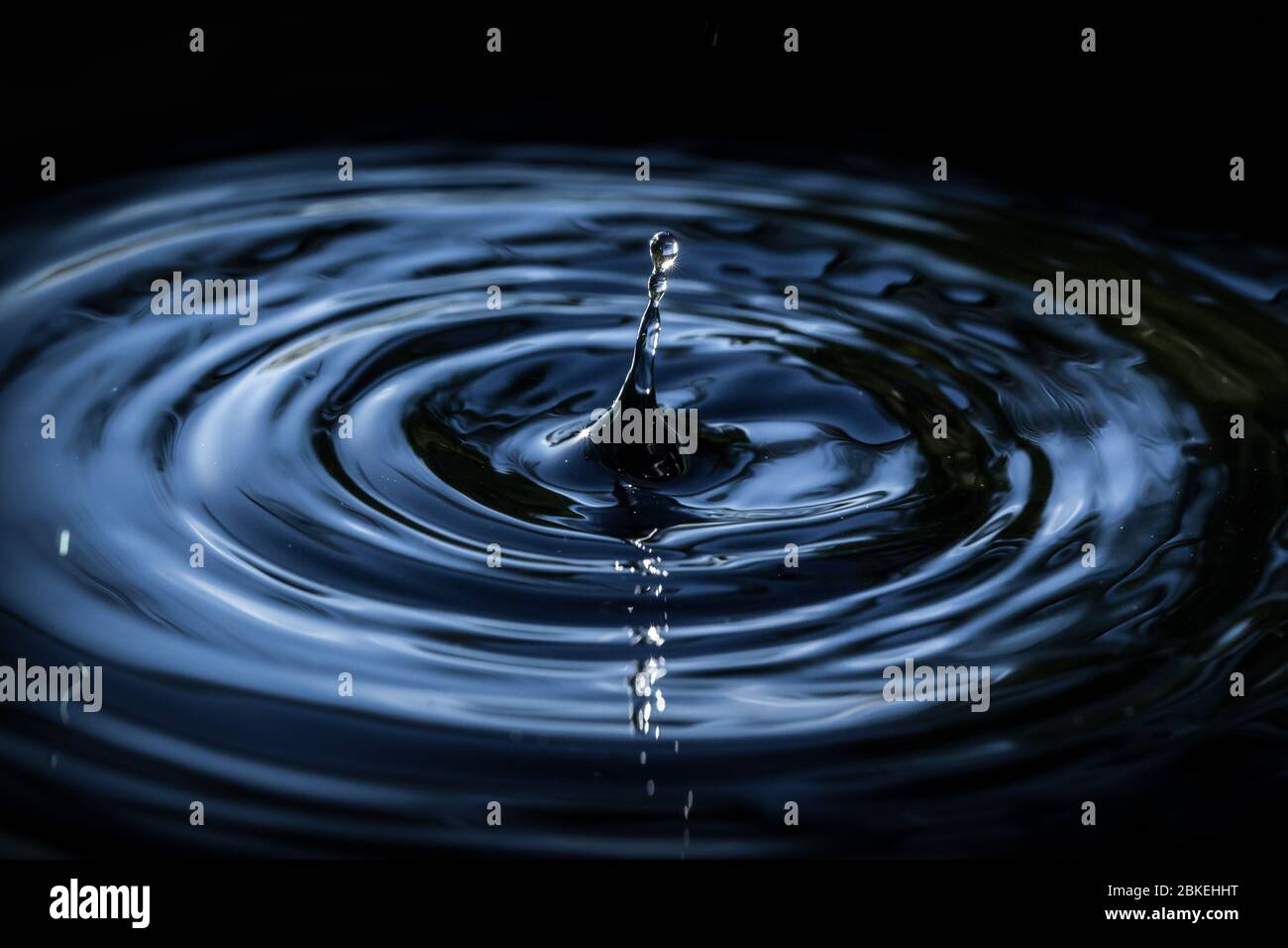 Water Drop splash with sun Stock Photo - Alamy