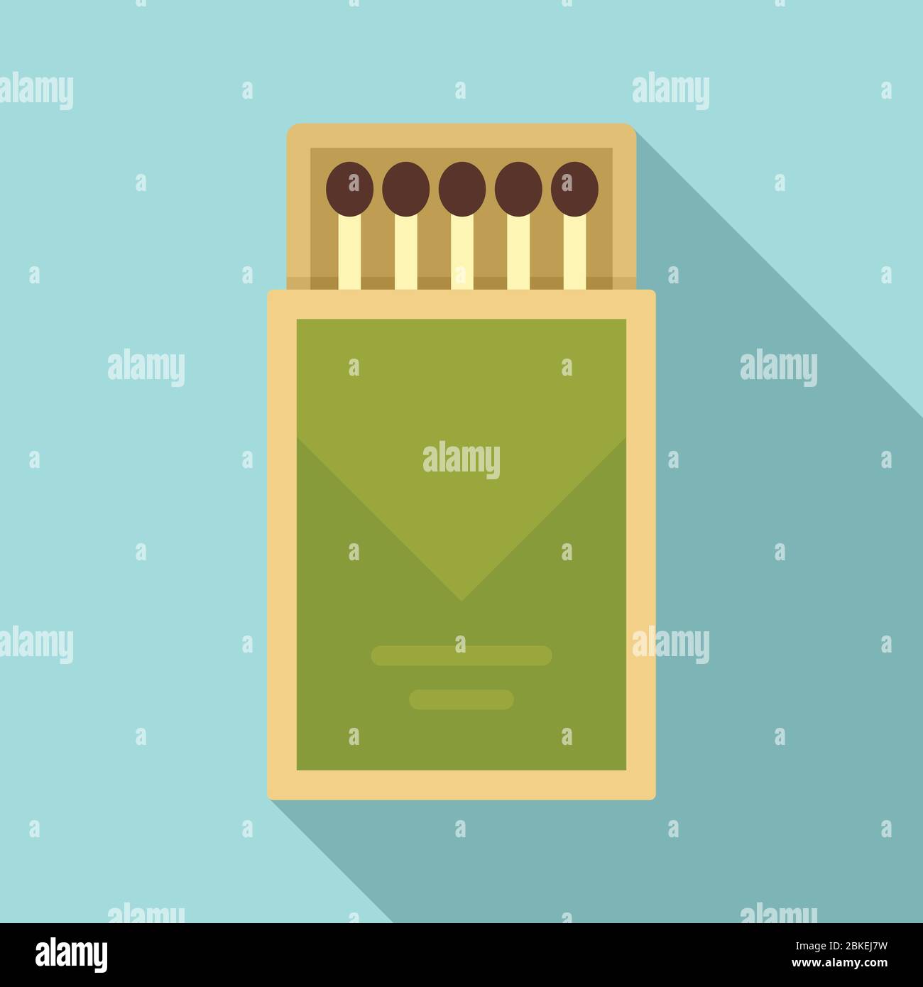 Match box icon. Flat illustration of match box vector icon for web ...
