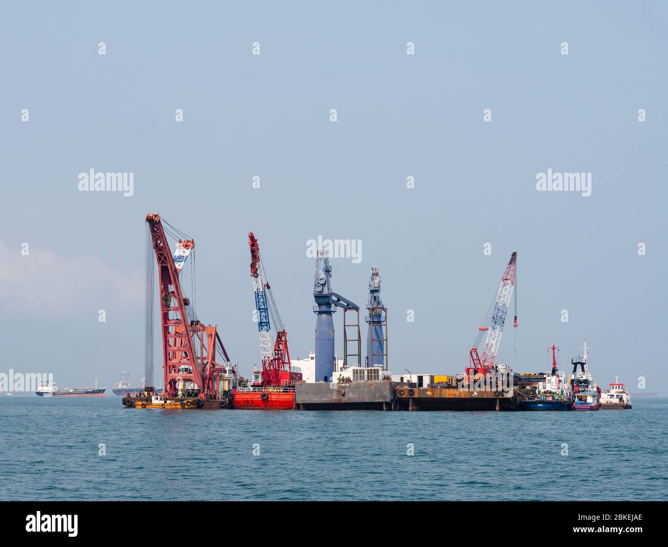 Offshore ship repair facility between the City of Siracha and Koh ...