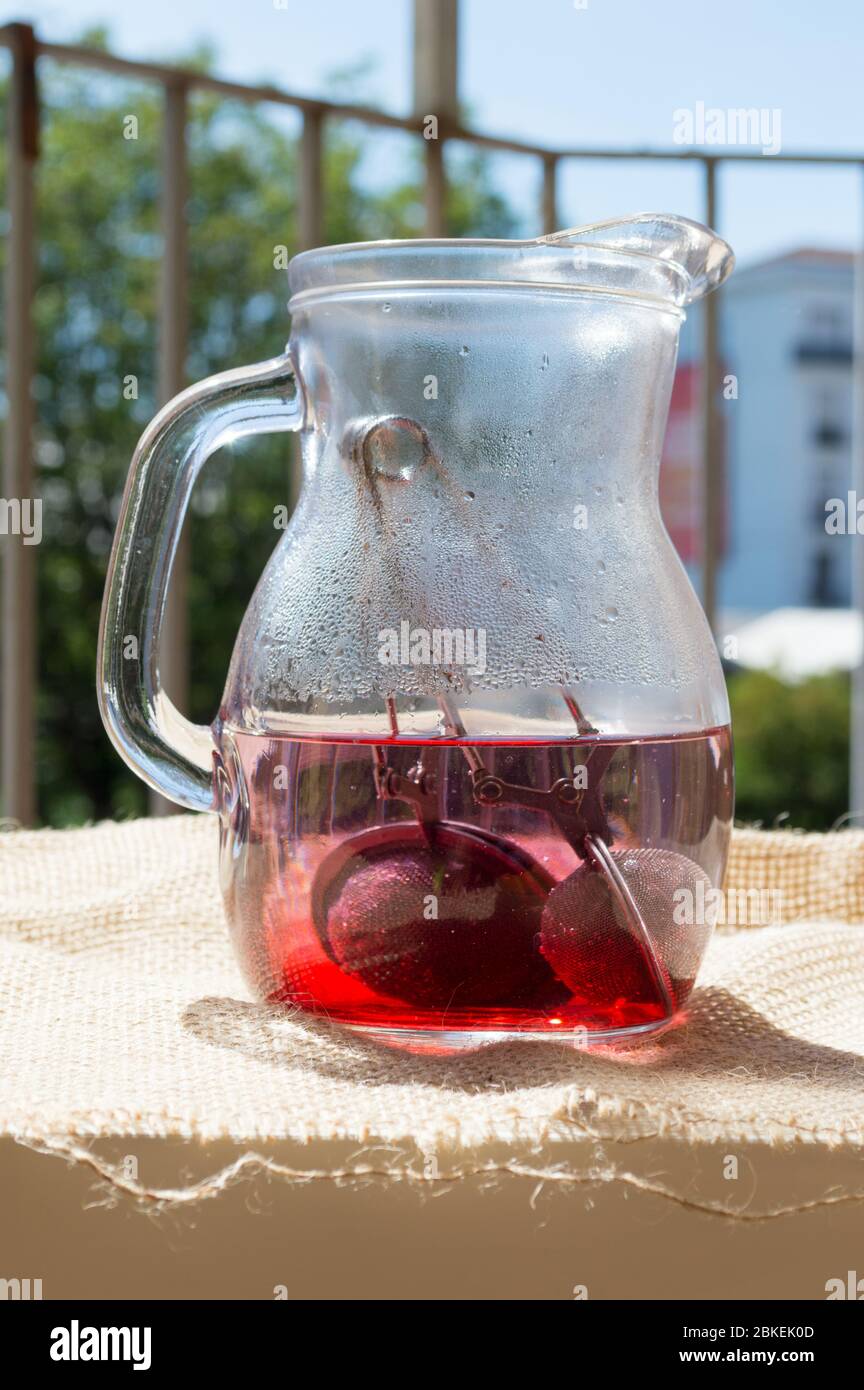 Herbal infusion in glass hi-res stock photography and images - Alamy