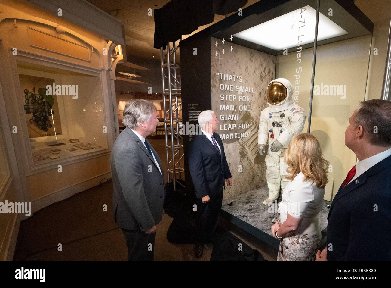 On July 16, 2019, Vice President Mike Pence attended the unveiling of ...