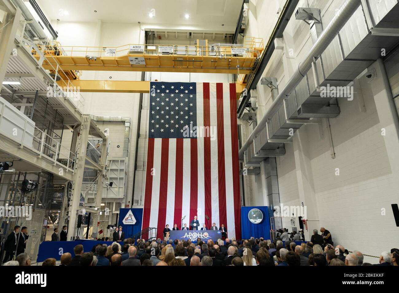 Vice President Mike Pence visits the Kennedy Space Center in Cape ...