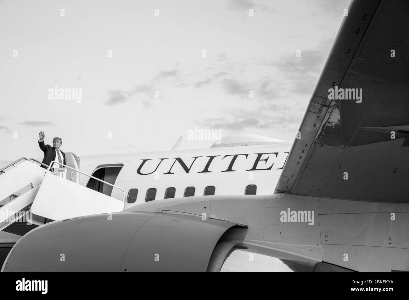Air force leadership visit Black and White Stock Photos & Images - Alamy