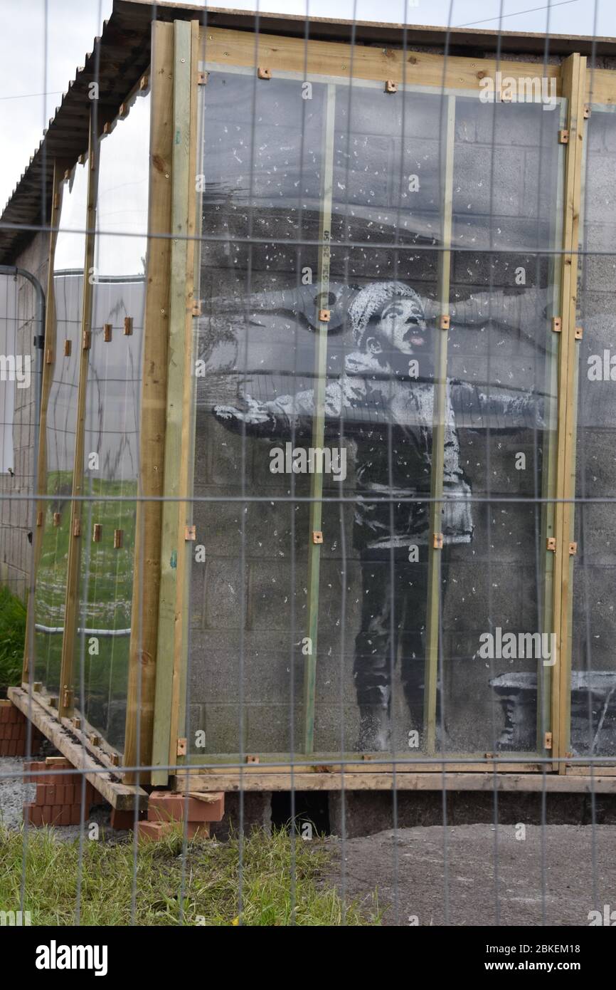 Port talbot banksy hi-res stock photography and images - Alamy