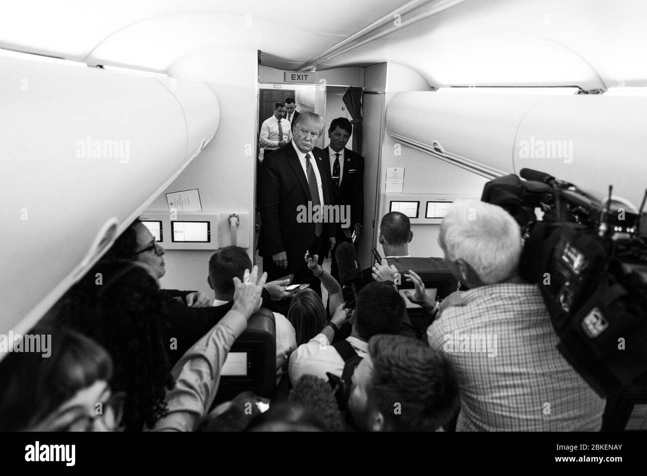 Air force leadership visit Black and White Stock Photos & Images - Alamy