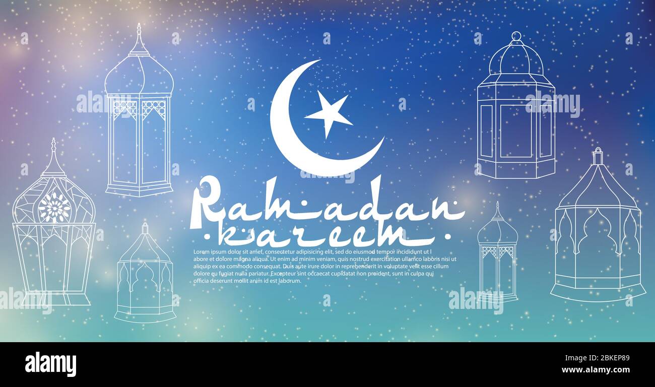 Premium eid greeting background Stock Vector Images - Alamy