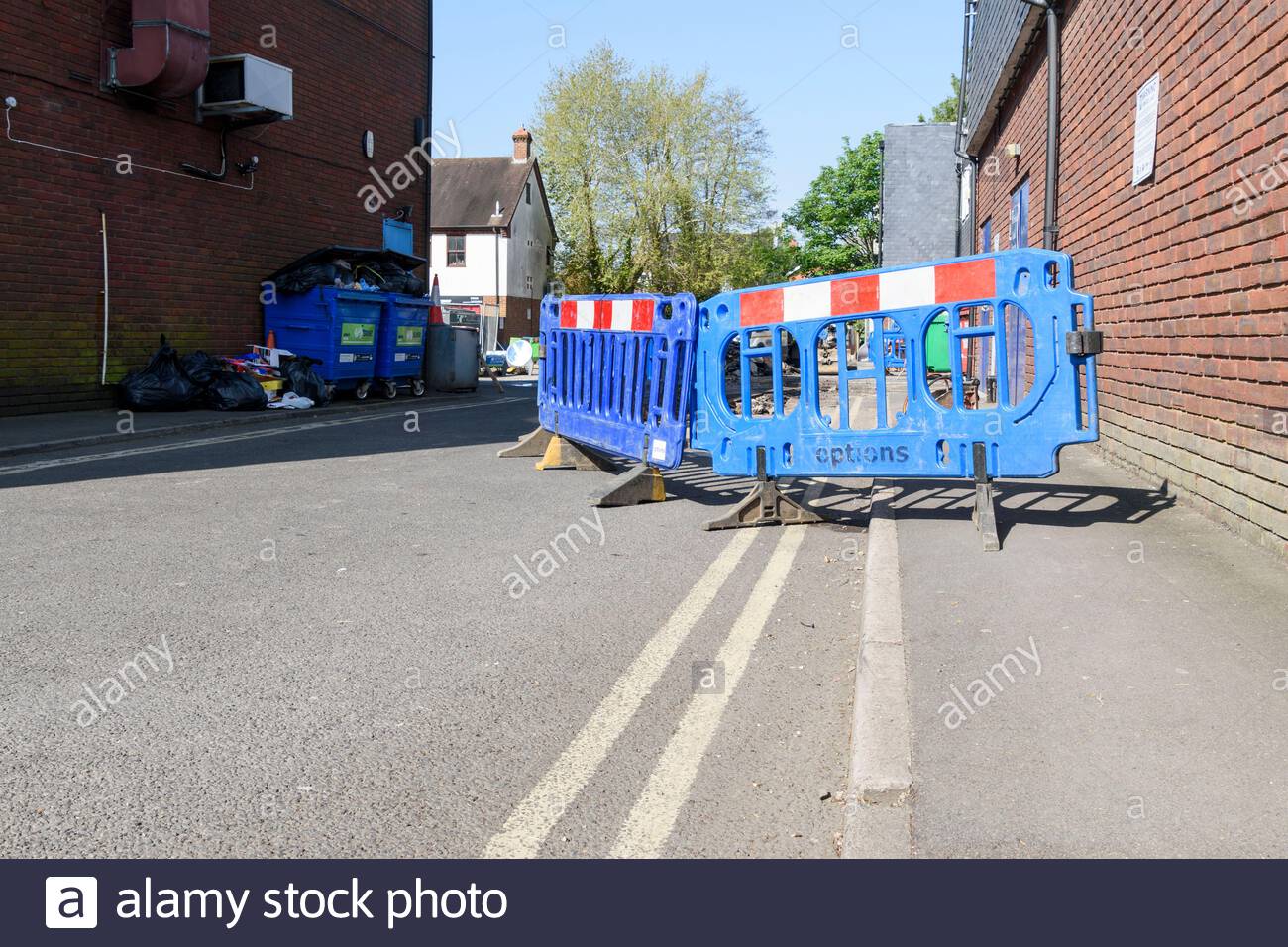 Plastic Safety Barrier High Resolution Stock Photography and Images - Alamy