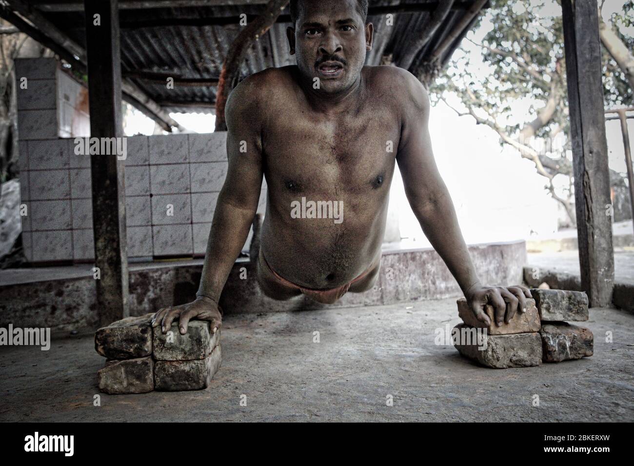 Kushti, wrestling, India Stock Photo - Alamy