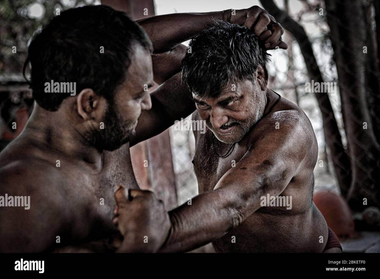 Kushti, wrestling, India Stock Photo - Alamy