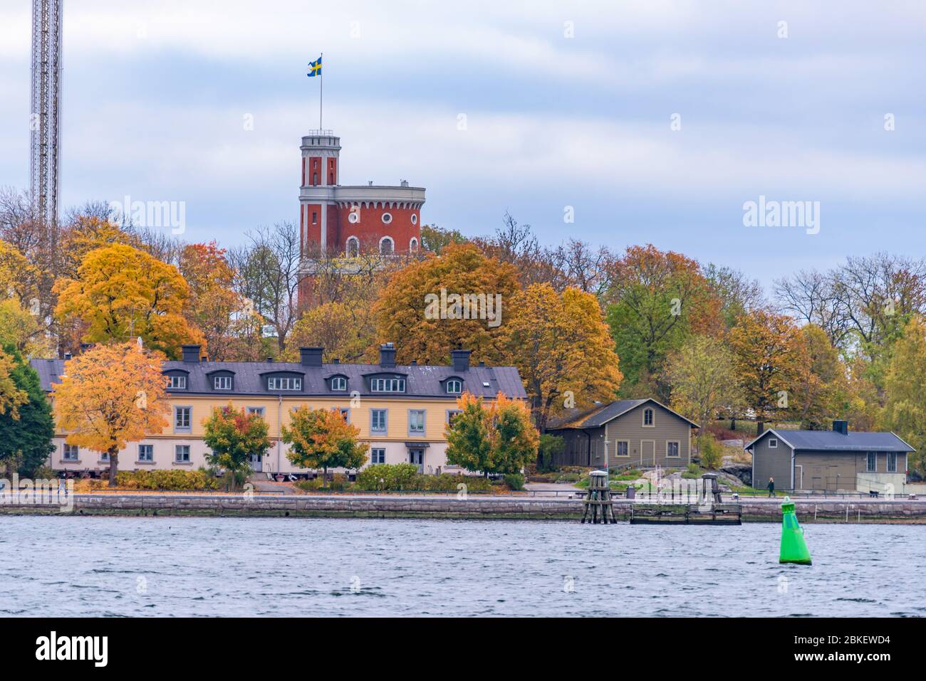 Kastellet, Castle on Kastellholmen island, Stockholm, Sweden Stock ...