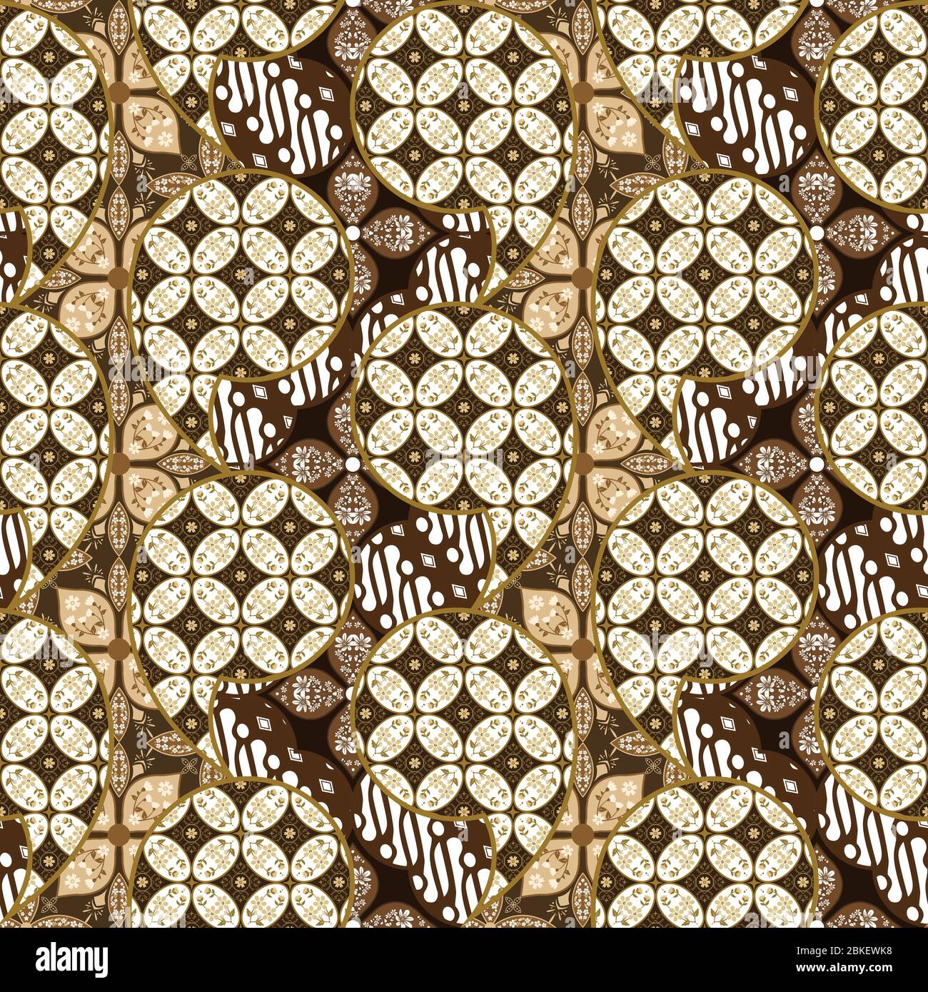 Soft mocca color design for traditional batik elegant pattern design ...