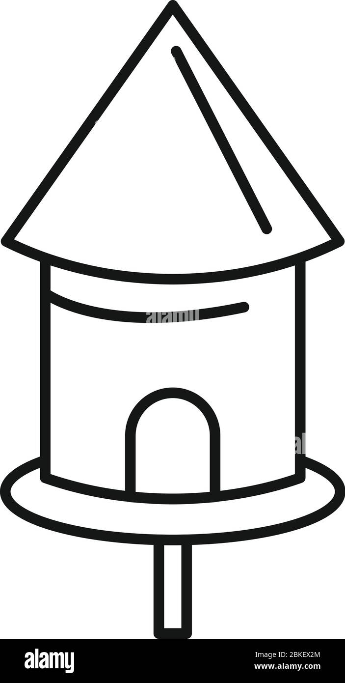 Birdhouse Outline Clipart