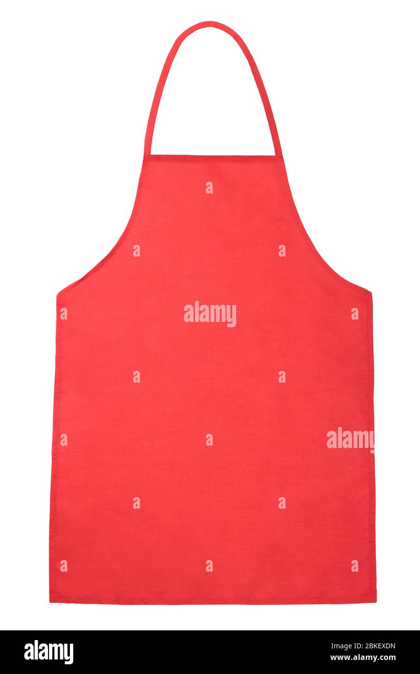 Apron isolated on white background Stock Photo - Alamy