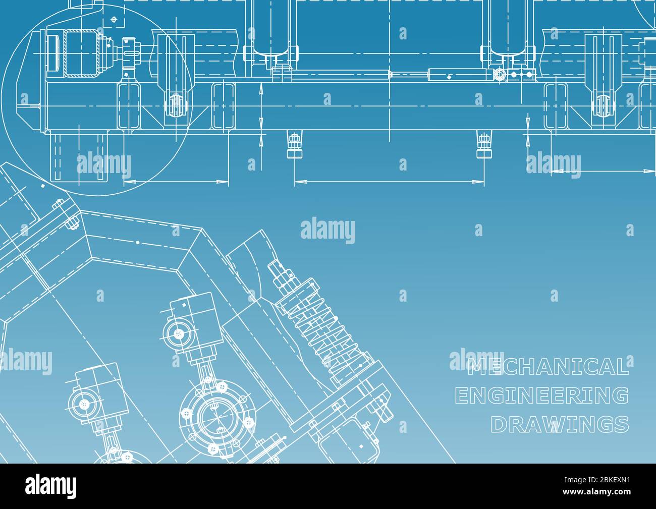 Computer aided design systems. Technical illustrations, backgrounds ...