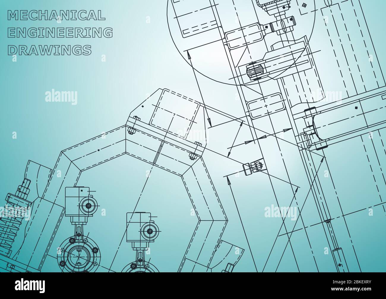 Mechanical Engineering Car Blueprint