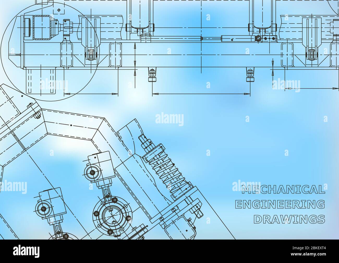 Computer aided design systems. Technical illustrations, backgrounds ...