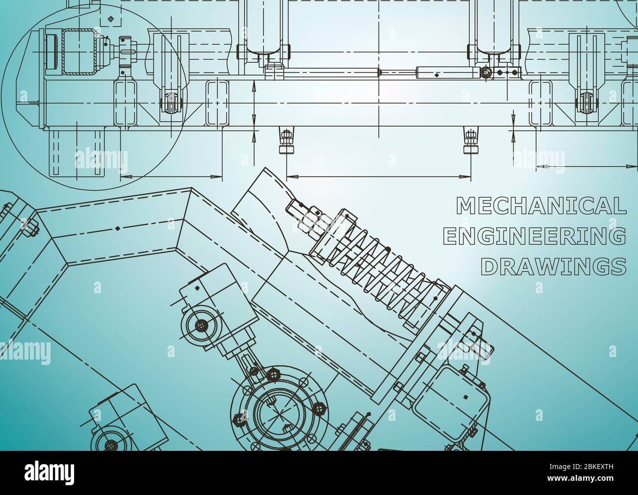 Computer aided design systems. Technical illustrations, backgrounds ...