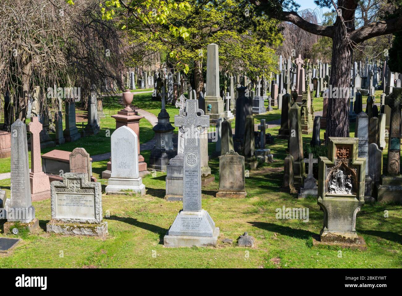 Cemetery in edinburgh hi-res stock photography and images - Alamy