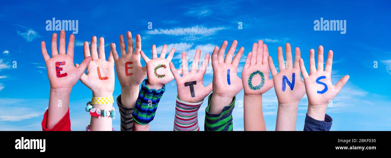 Children voting hi-res stock photography and images - Alamy