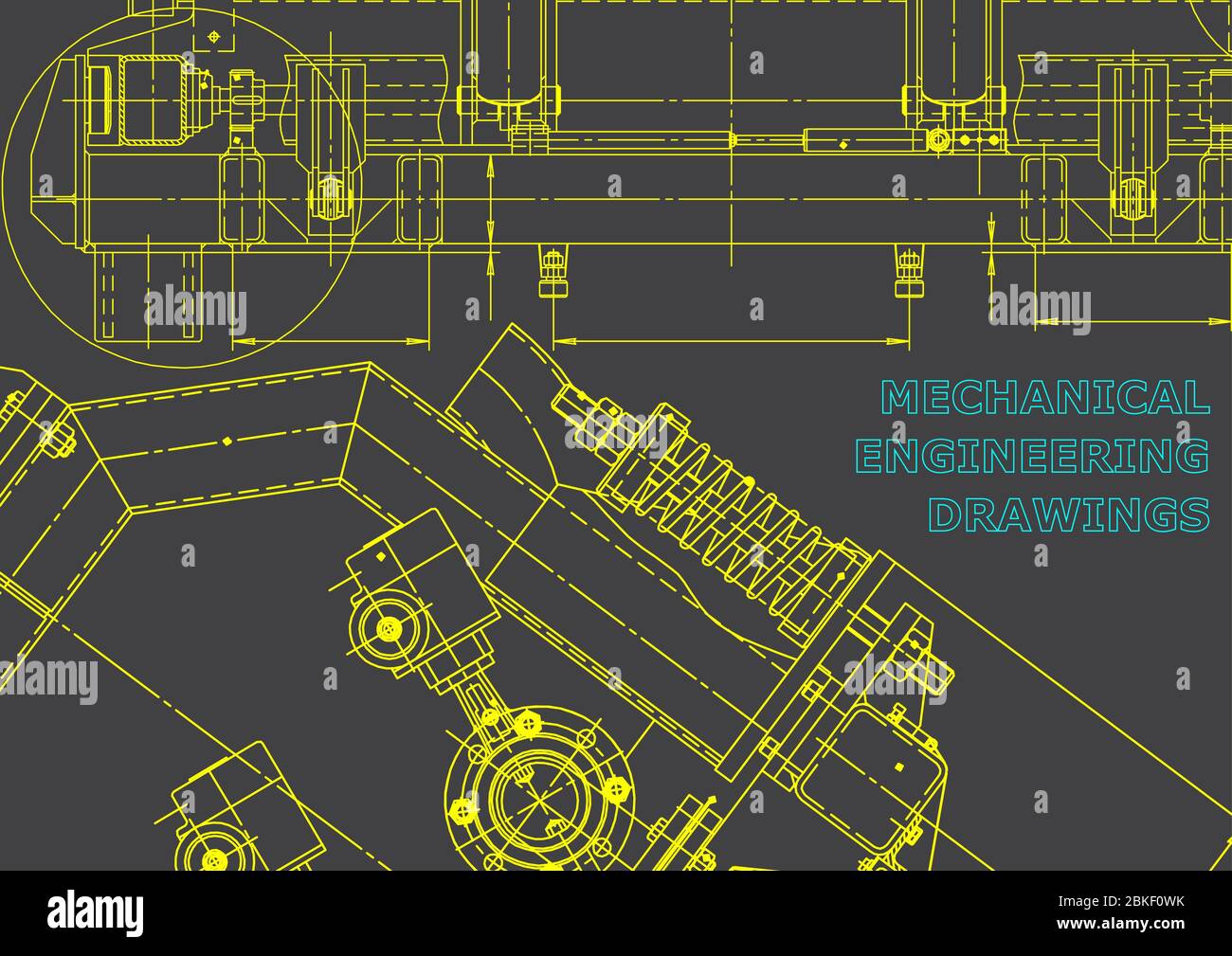 Computer aided design systems. Technical illustrations, backgrounds ...