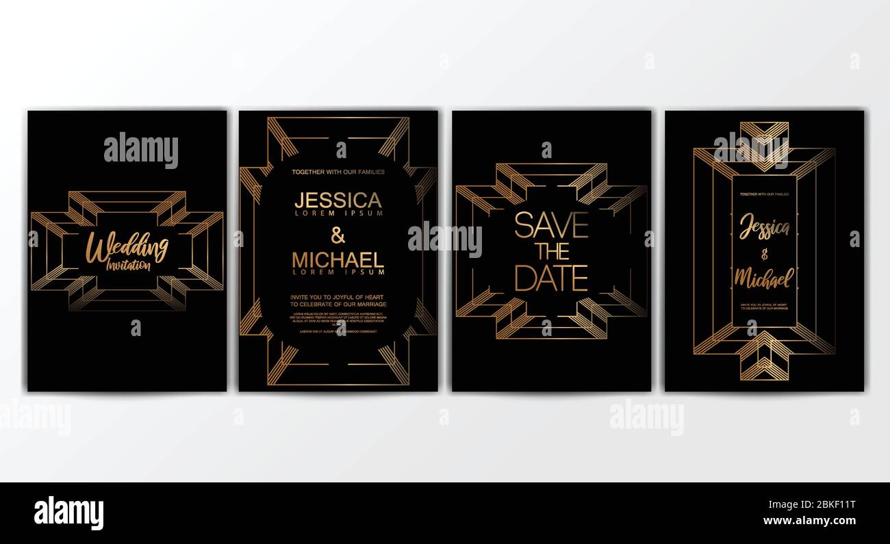 Wedding Invitation Cards. Invitation Cards with Luxurious Concept ...