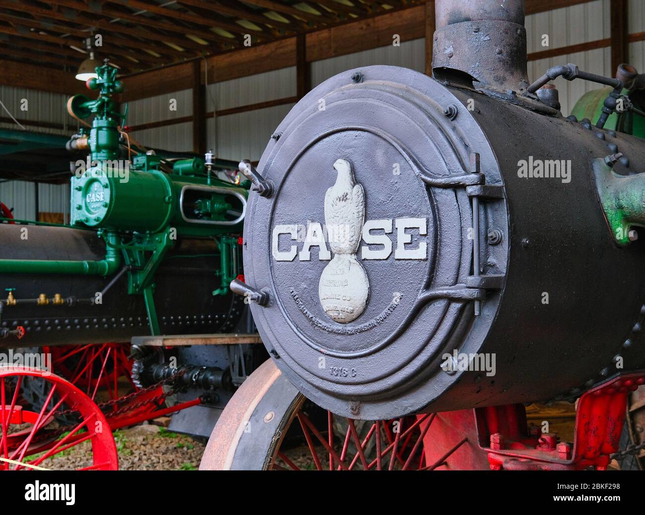 Two Case Engines Stock Photo - Alamy