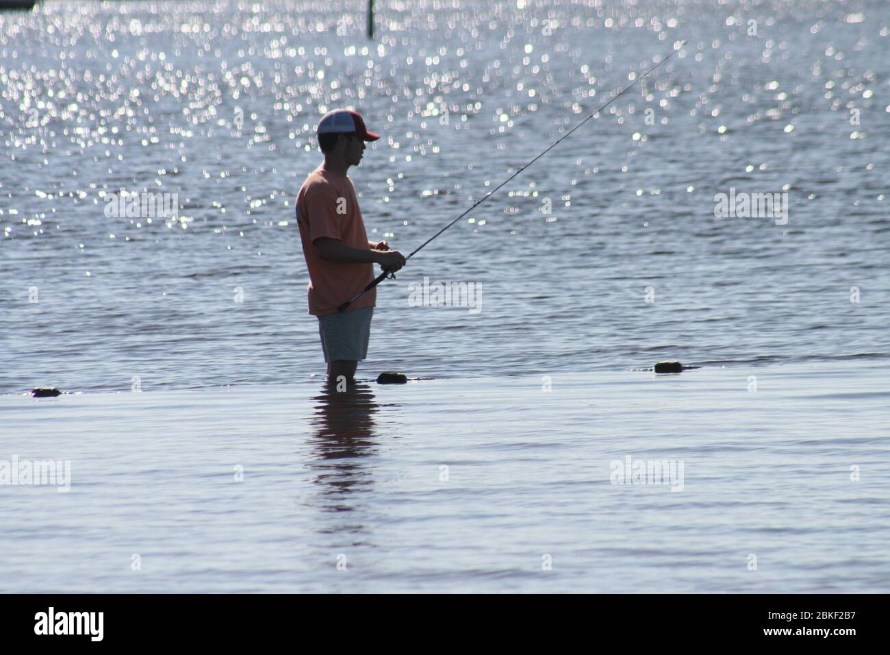 Shallow Water fishing Stock Photo - Alamy
