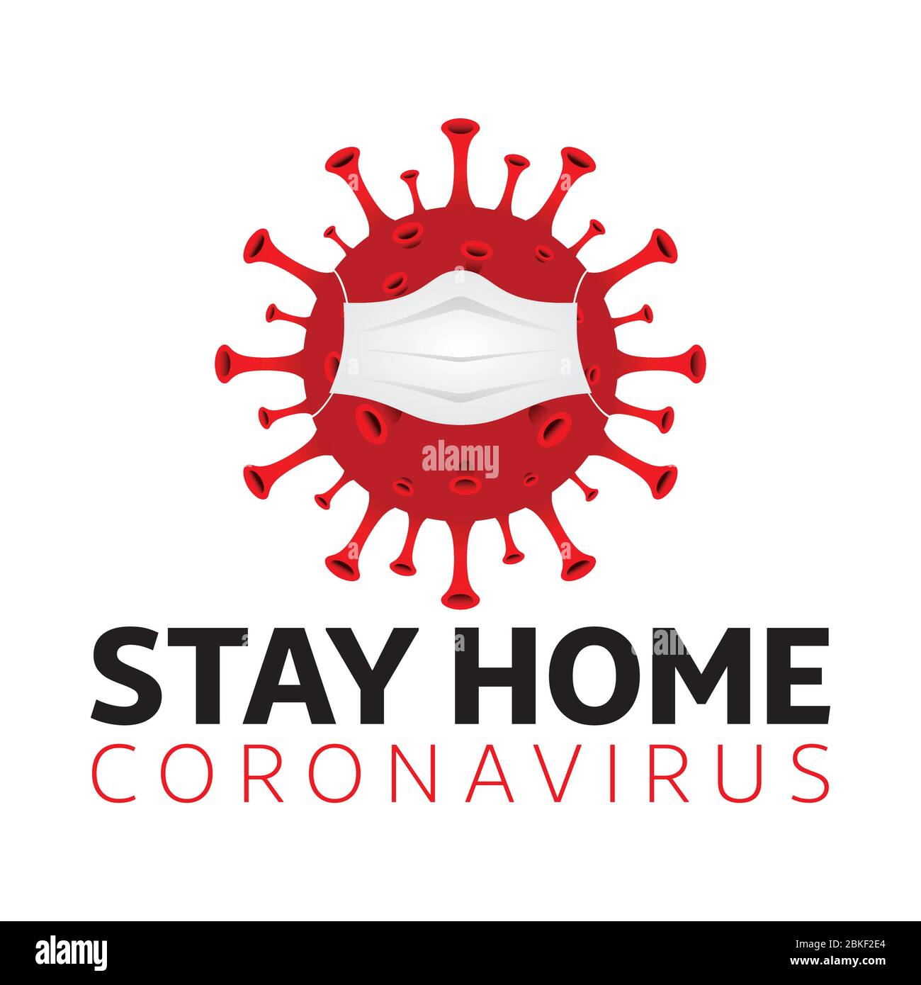 New Coronavirus Covid-19 concept design logo vector illustration Stock ...