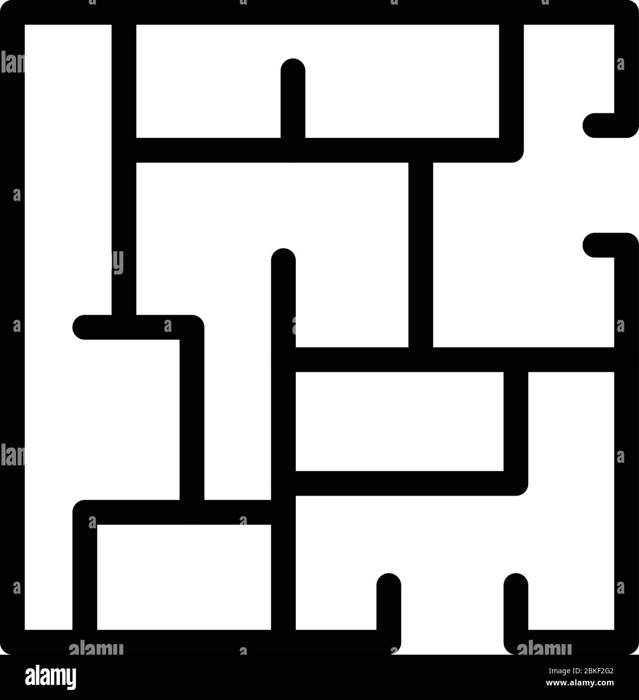 House plan icon, outline style Stock Vector Image & Art - Alamy