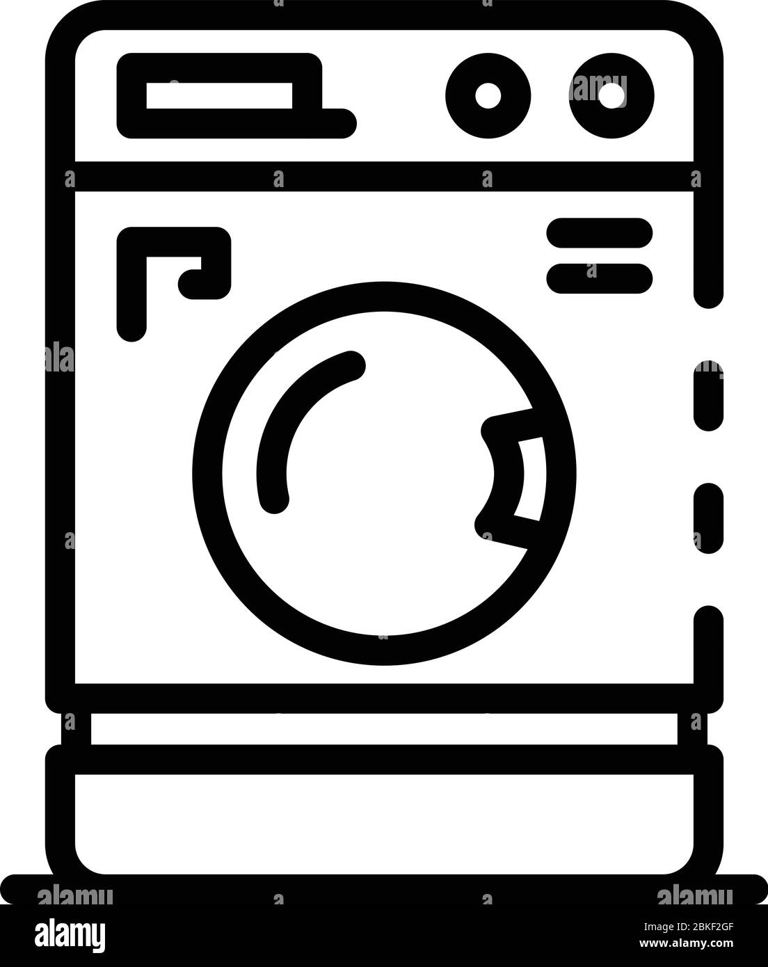 Washing machine icon, outline style Stock Vector Image & Art - Alamy
