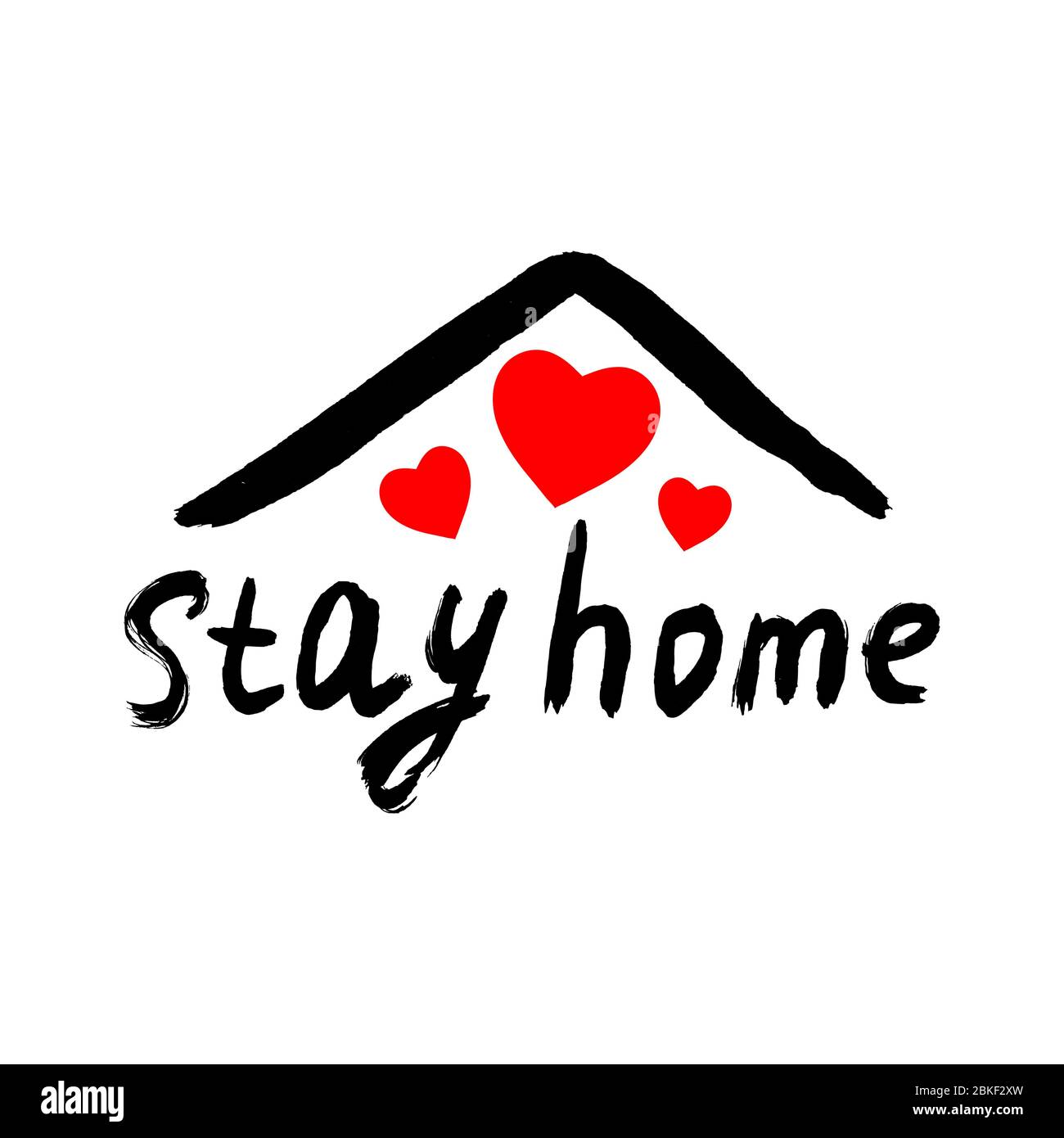 Handwritten covid sign Stock Vector Images - Alamy