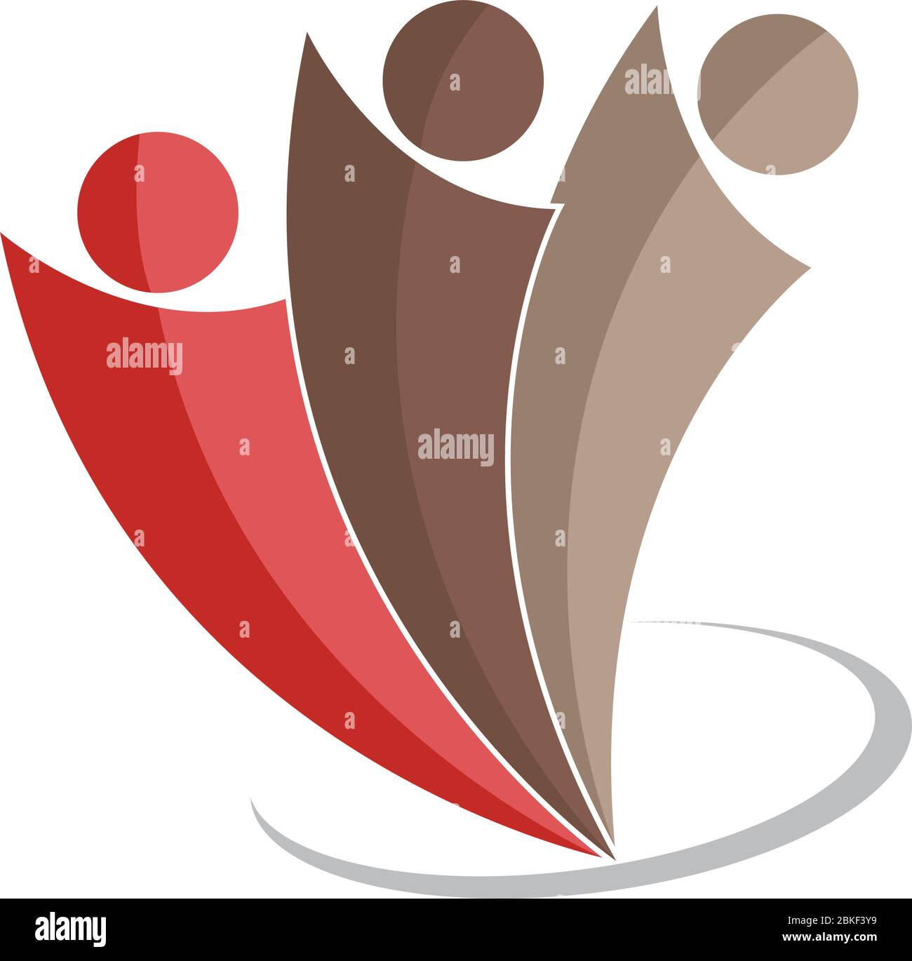 Illustration art of a couple logo with isolated background Stock Vector ...
