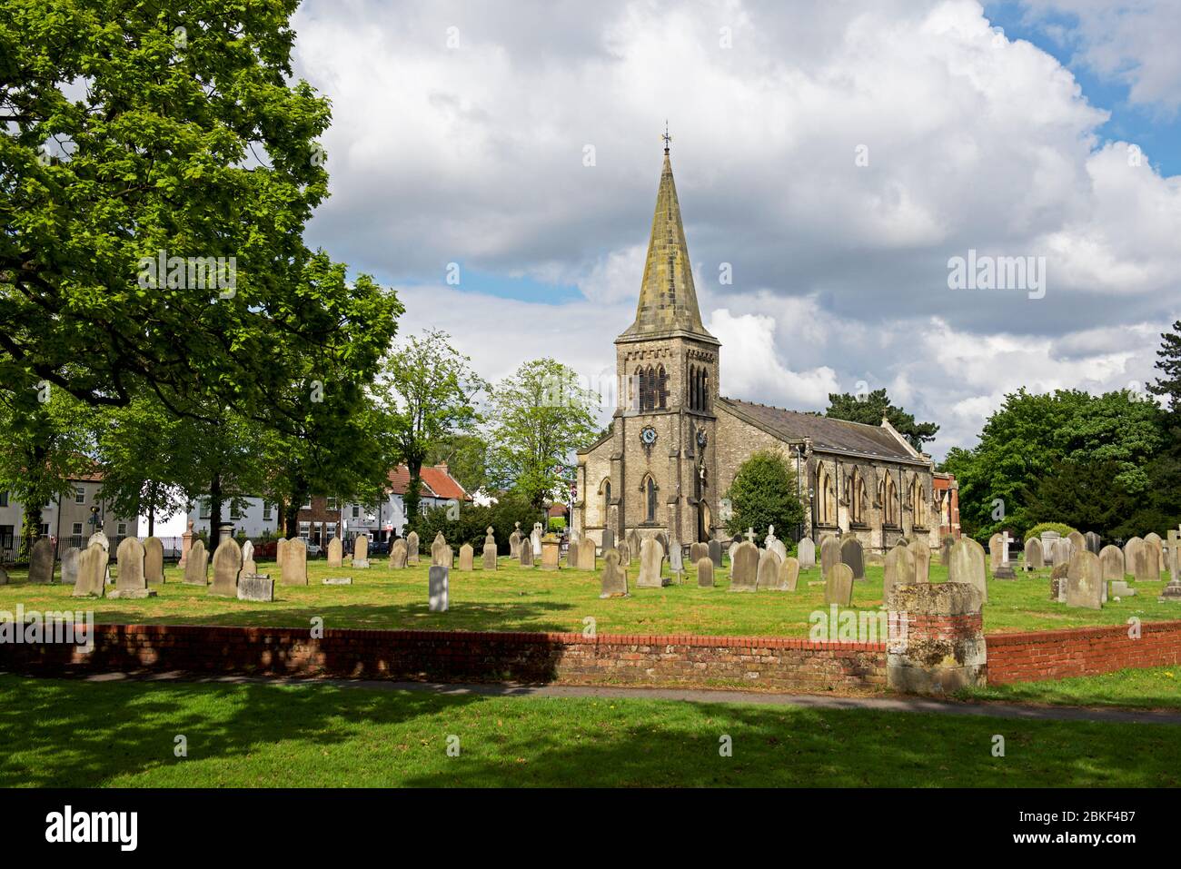 St James church, in the village of Rawcliffe, East Yorkshire, England ...