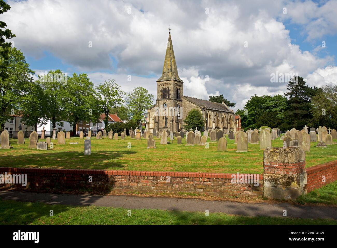 St James church, in the village of Rawcliffe, East Yorkshire, England ...