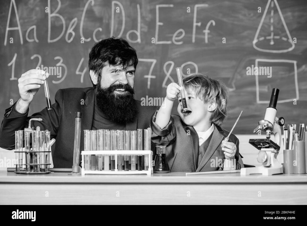 Invent. Chemistry beaker experiment. laboratory research and ...